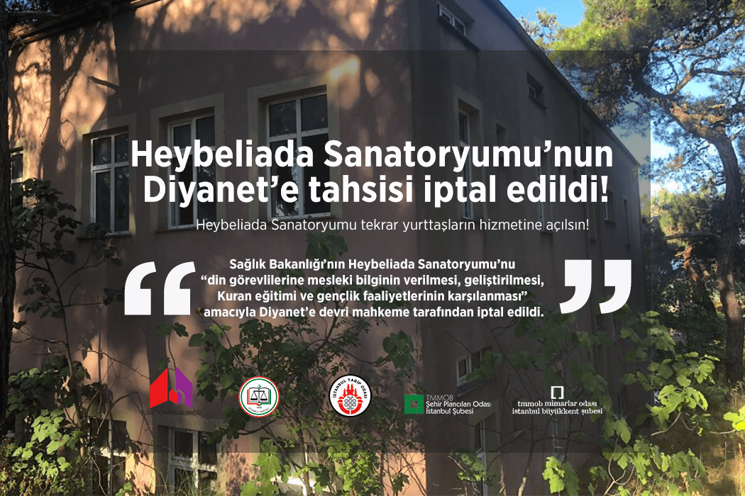 Heybeliada Sanatoryumu’nun Diyanet’e tahsisi iptal edildi! – Mimarlar ...