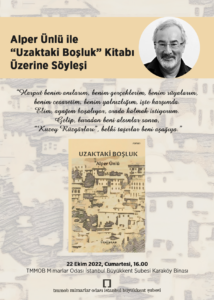 Alper Ünlü ile “Uzaktaki Boşluk” Kitabı Üzerine Söyleşi – Mimarlar ...